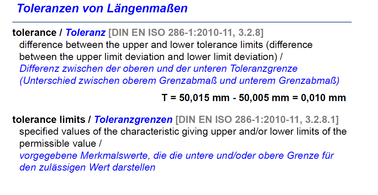 Def. Toleranz | FMT | Repetico